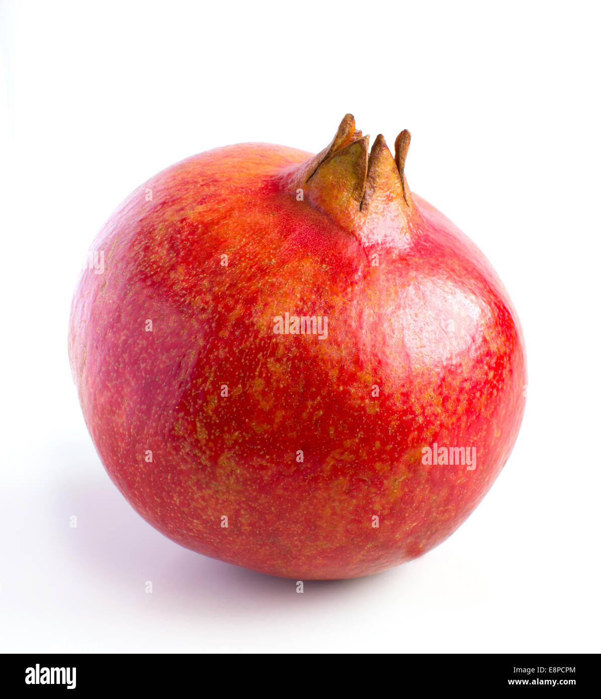 Pomegranate isolated on white background Stock Photo - Alamy