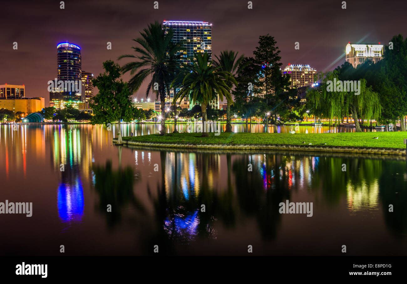 Downtown orlando florida night hi-res stock photography and images - Alamy