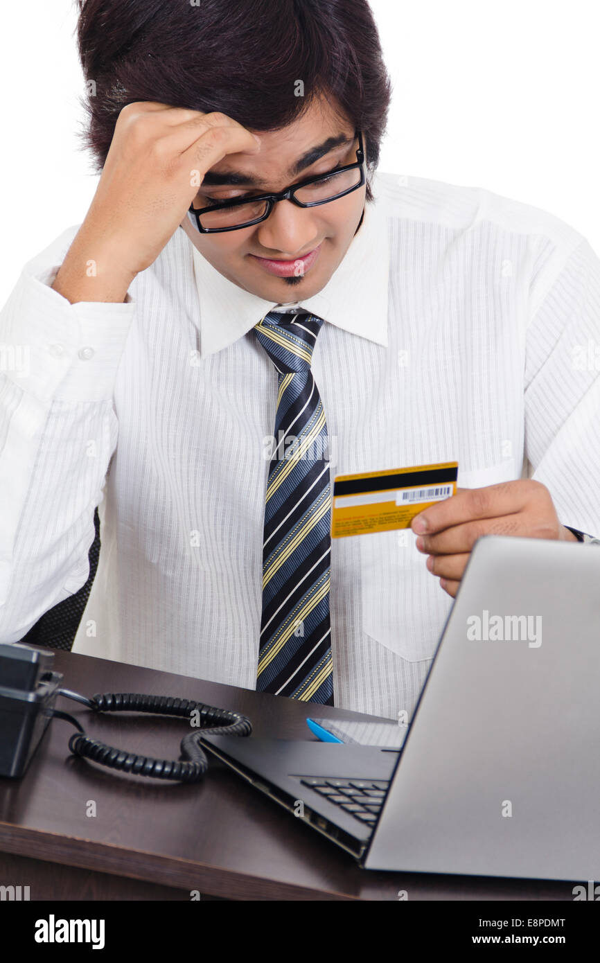 Asian man credit card computer hi-res stock photography and images - Alamy
