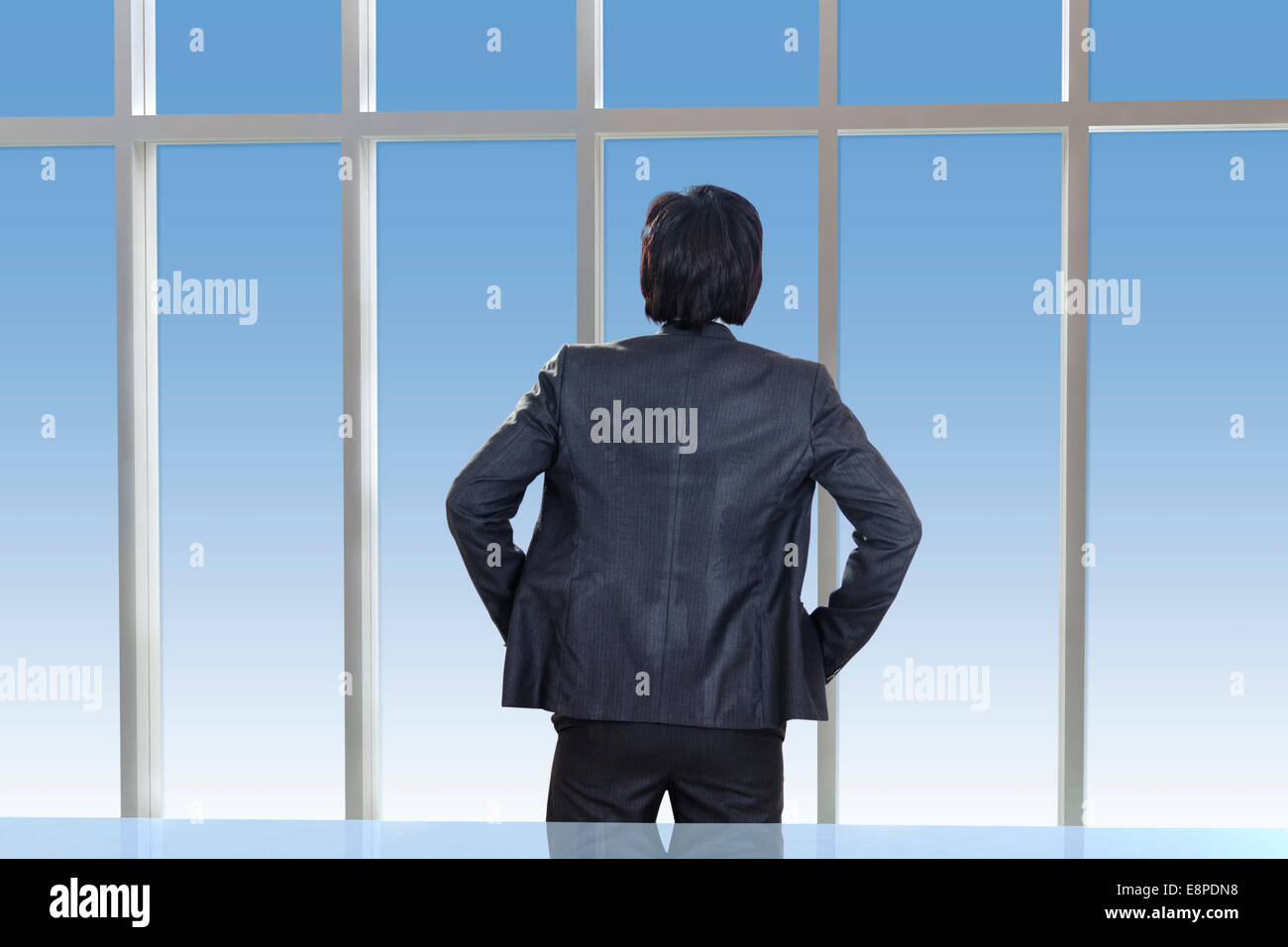 Indian executive man back view hi-res stock photography and images - Alamy