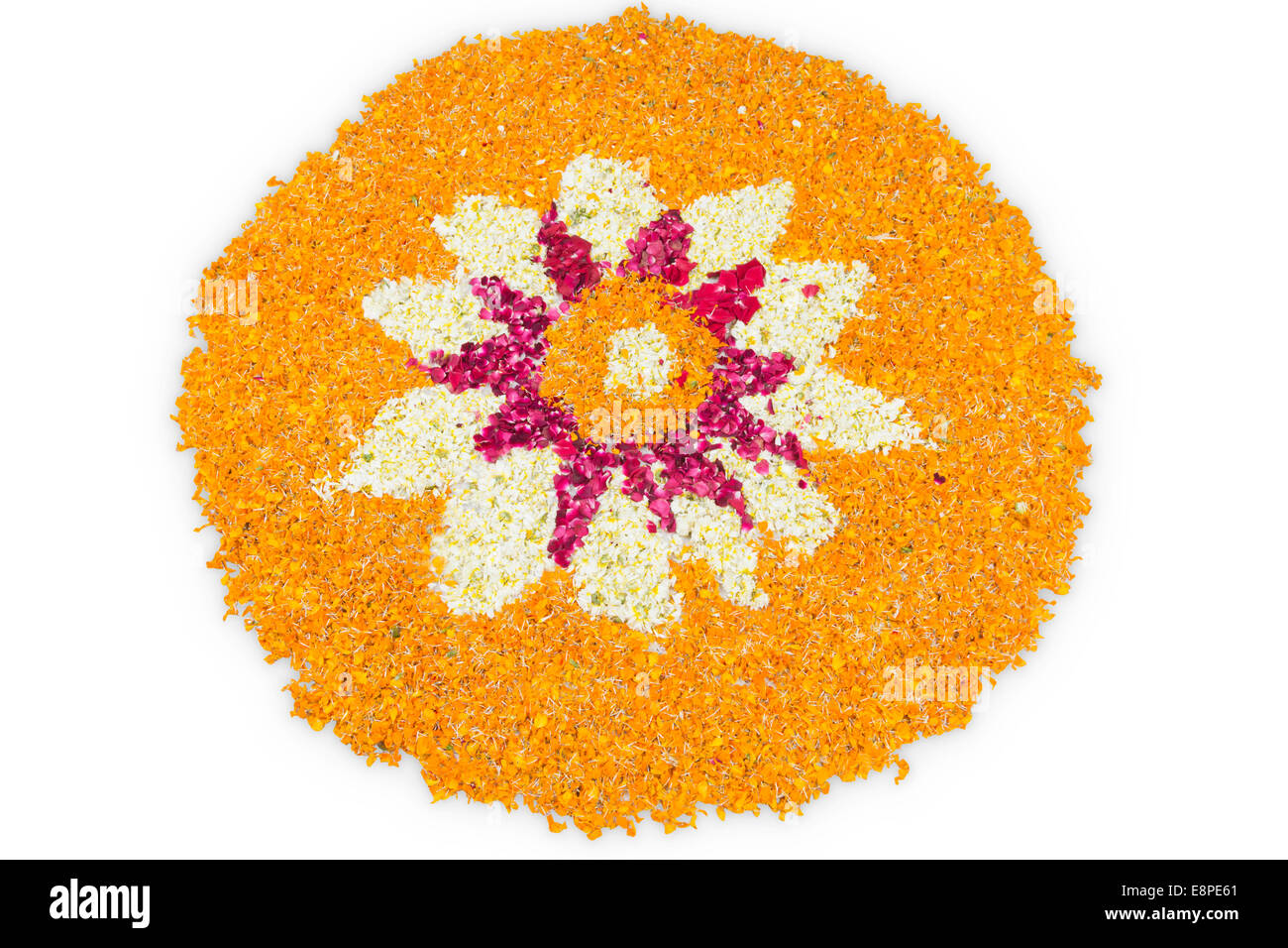 indian Culture Rangoli Stock Photo - Alamy