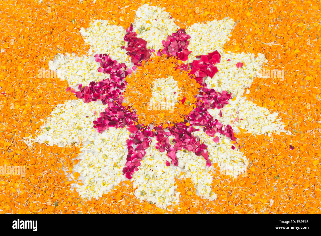 indian Culture Rangoli Stock Photo - Alamy