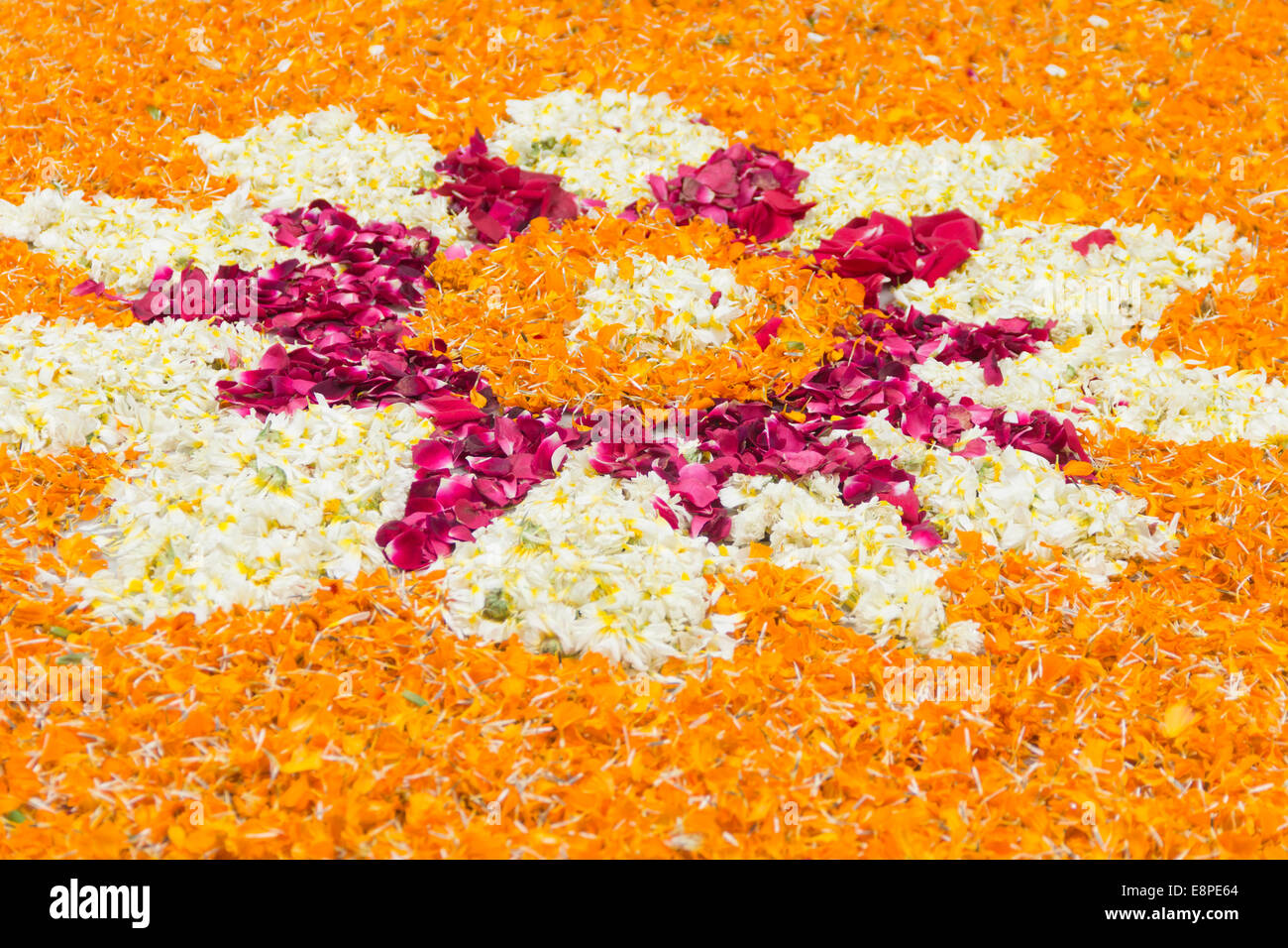 indian Culture Rangoli Stock Photo - Alamy