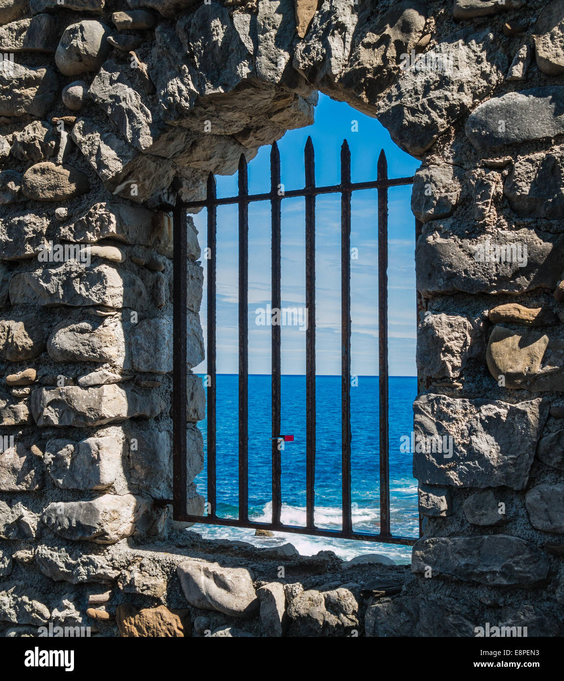 Panorama window view to beach hi-res stock photography and images - Alamy