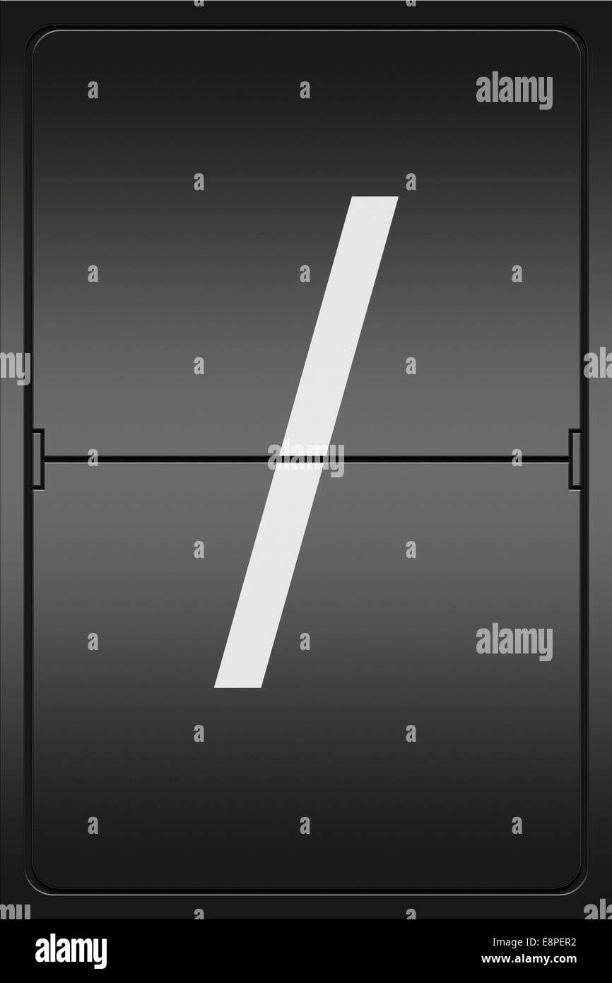 Slash symbol hi-res stock photography and images - Alamy