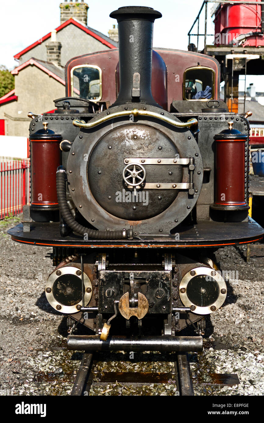Merddin Emrys steam Engine Porthmadog station North Wales Uk narrow ...