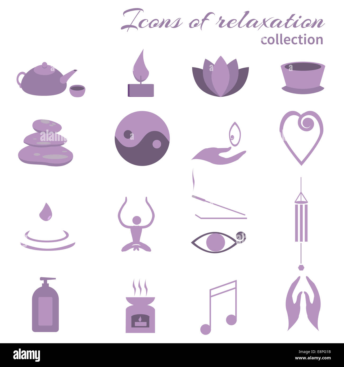 Body meditation energy Cut Out Stock Images & Pictures - Alamy