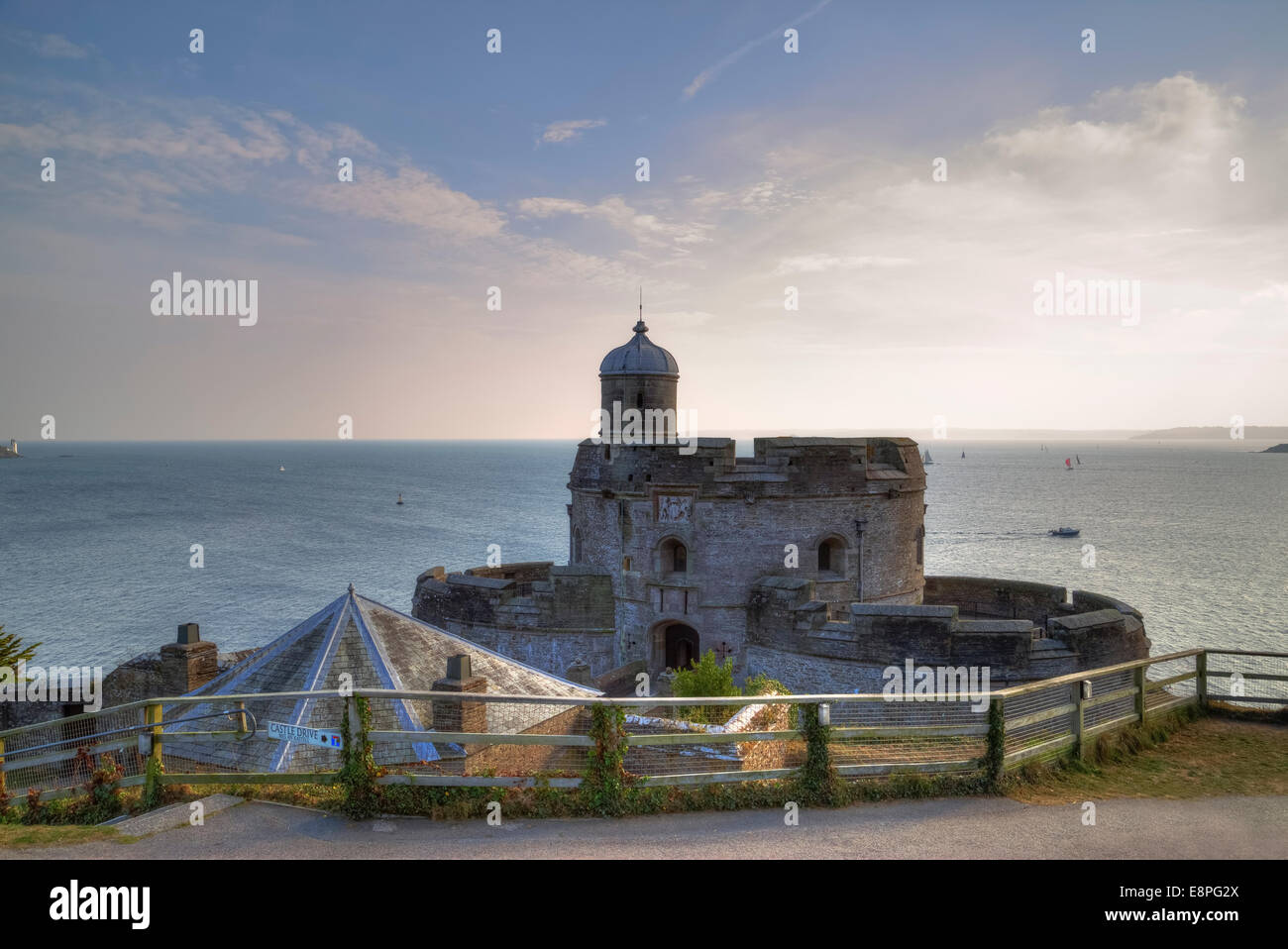 St Mawes, Castle, Cornwall, England, United Kingdom Stock Photo - Alamy