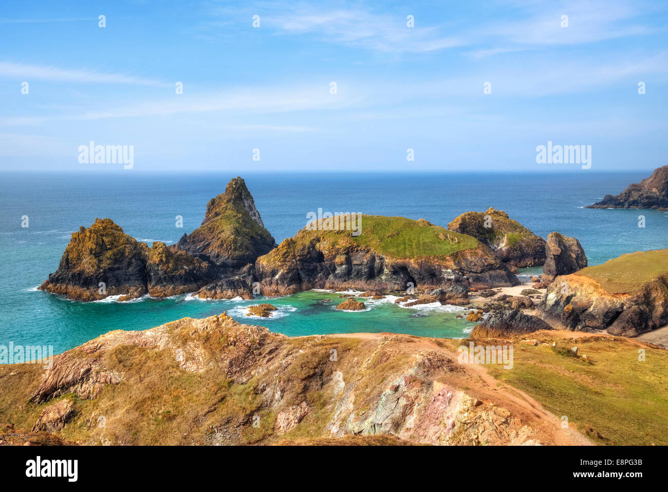 Kynance Cove, Cornwall, England, United Kingdom Stock Photo - Alamy