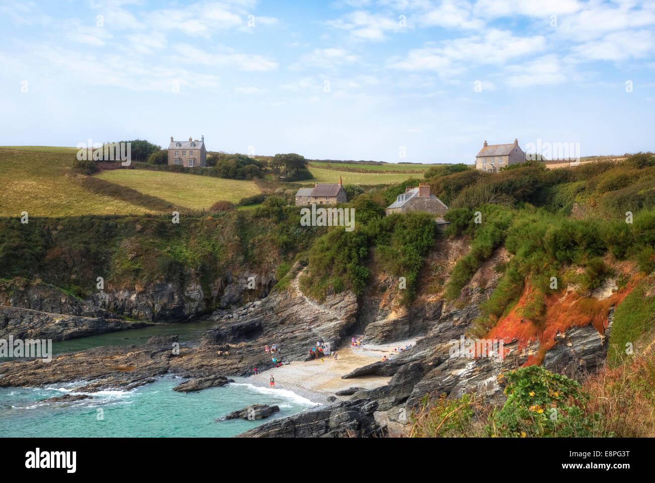 Prussia Cove, Cornwall, England, United Kingdom Stock Photo - Alamy