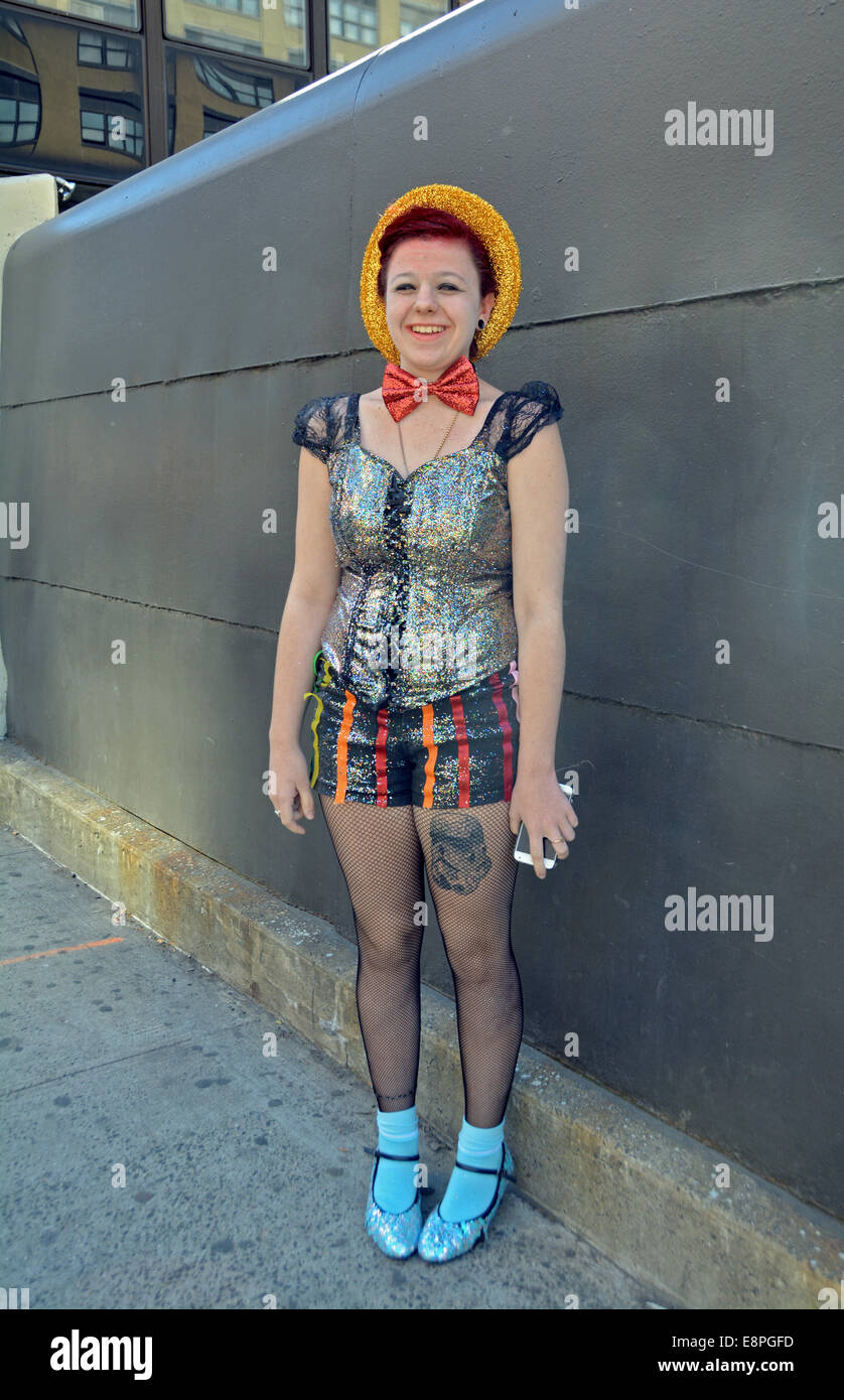 Young lady dressed as Columbia from the Rocky Horror Picture show on ...