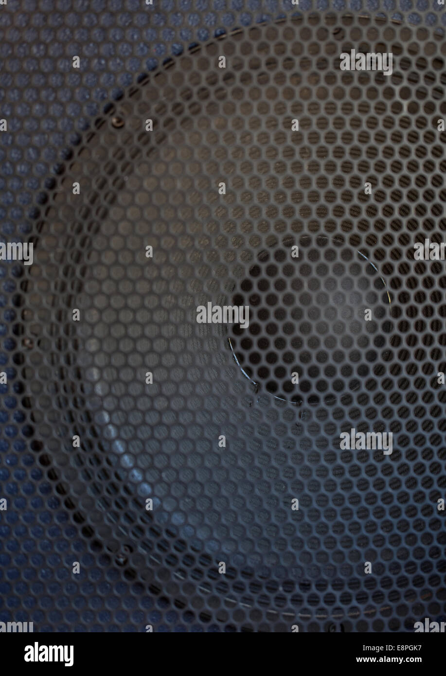 Sound Speaker grill texture. Macro shot Stock Photo - Alamy