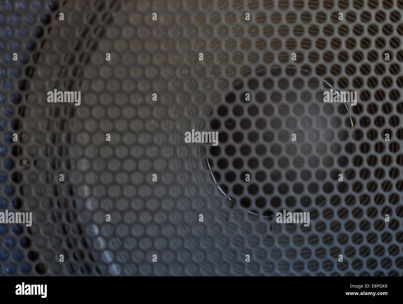 Sound Speaker grill texture. Macro shot Stock Photo - Alamy