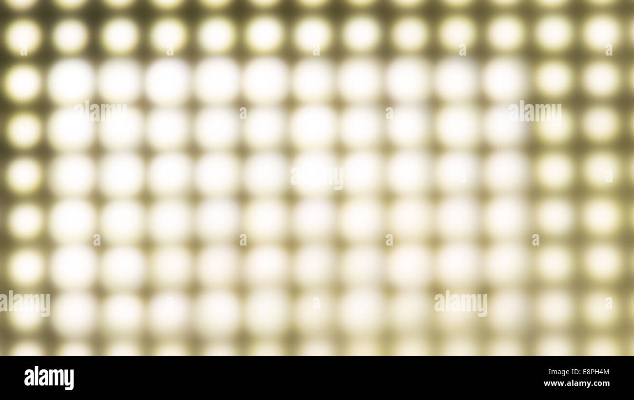 Blured yellow round lights background Stock Photo - Alamy