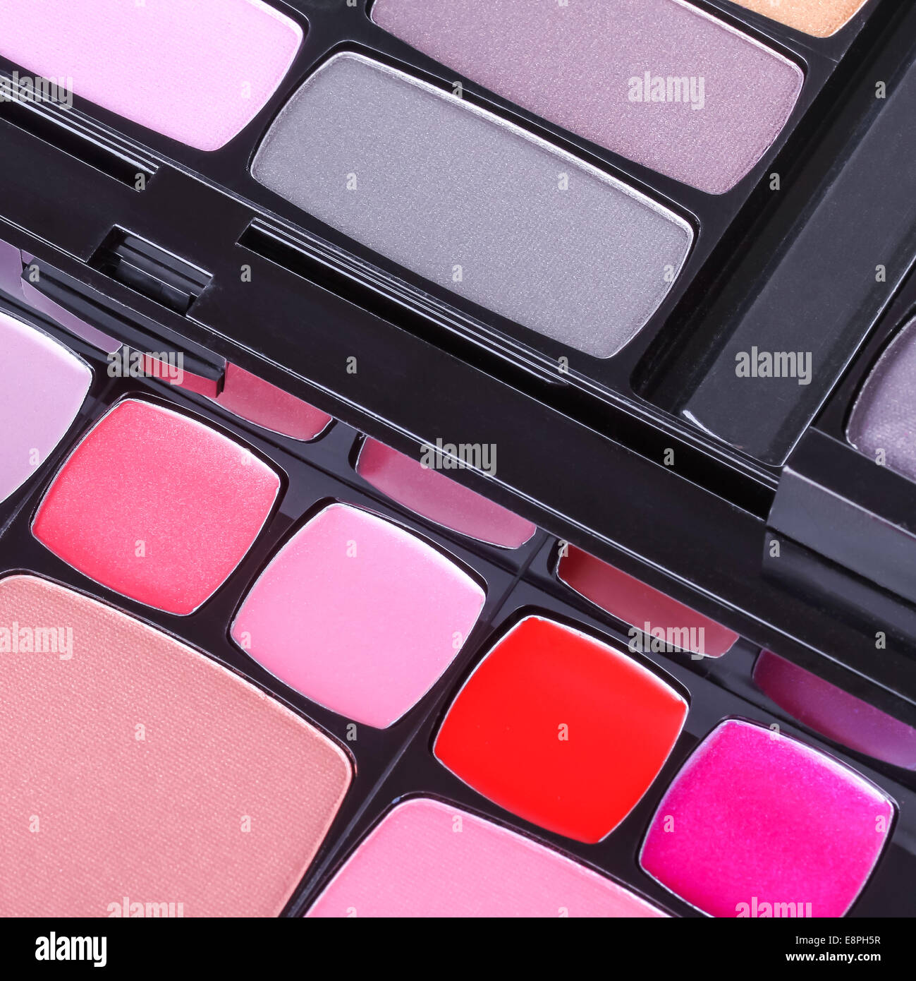 Make-up blush palette, closeup Stock Photo - Alamy