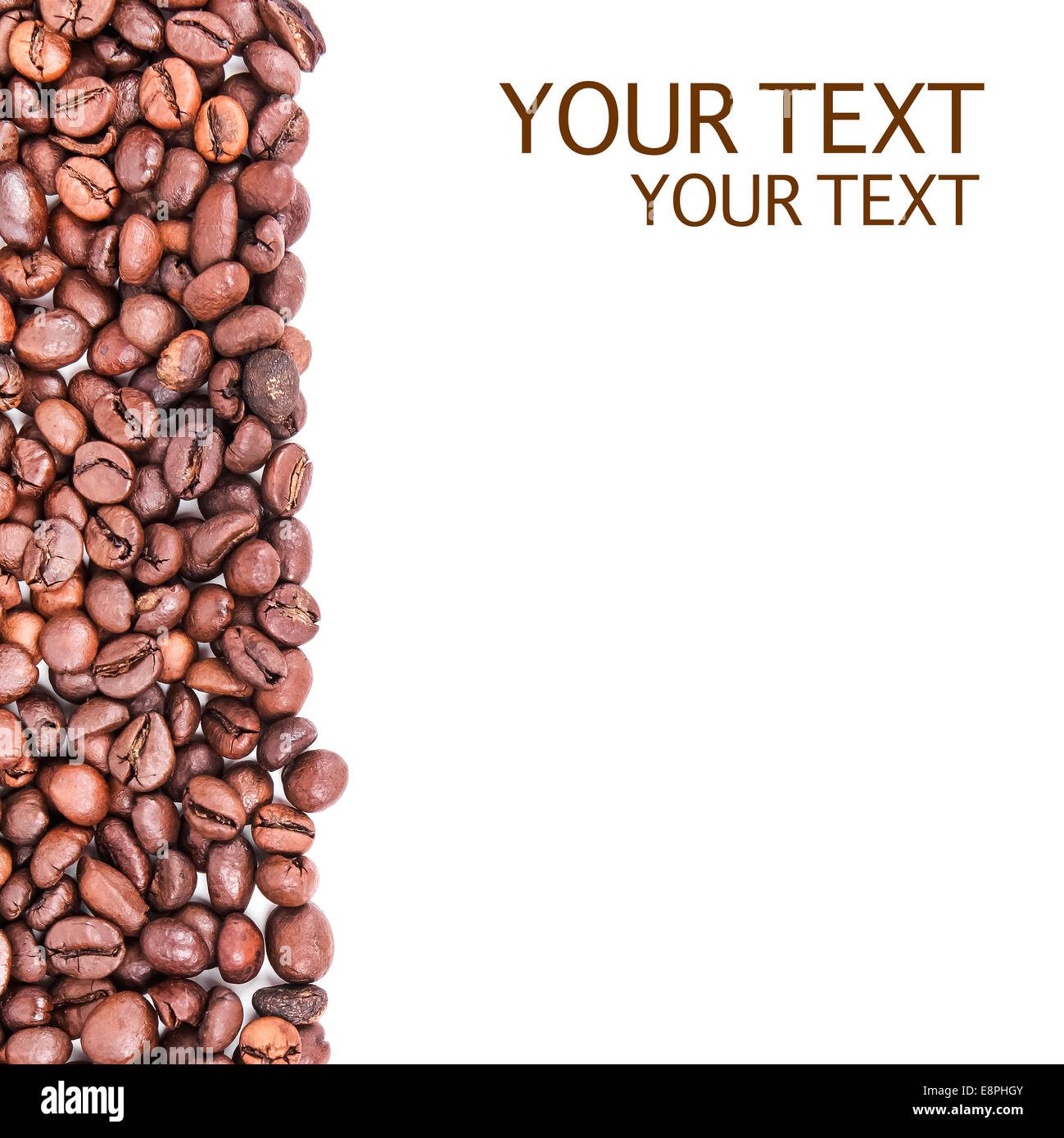 Frame of coffee beans Stock Photo - Alamy