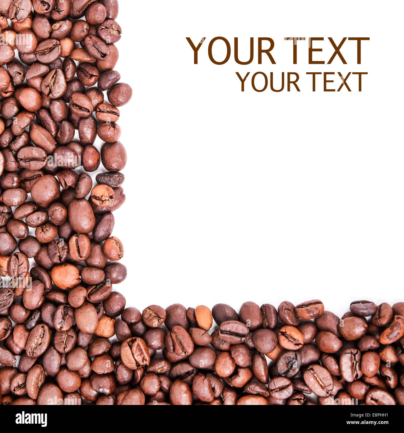 Frame of coffee beans Stock Photo - Alamy