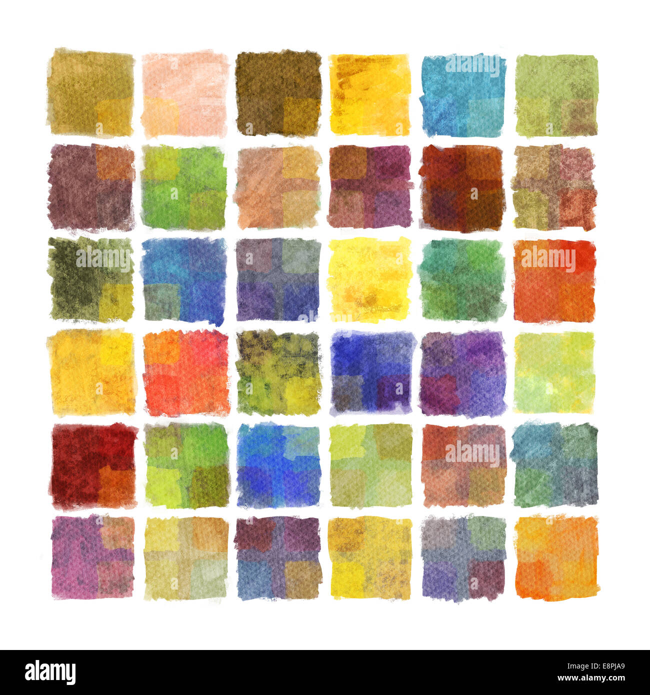 Red watercolor square frame border hi-res stock photography and images ...