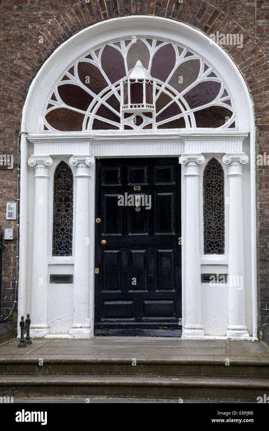 Merrion Square Building Facade, Dublin, Ireland Stock Photo - Alamy