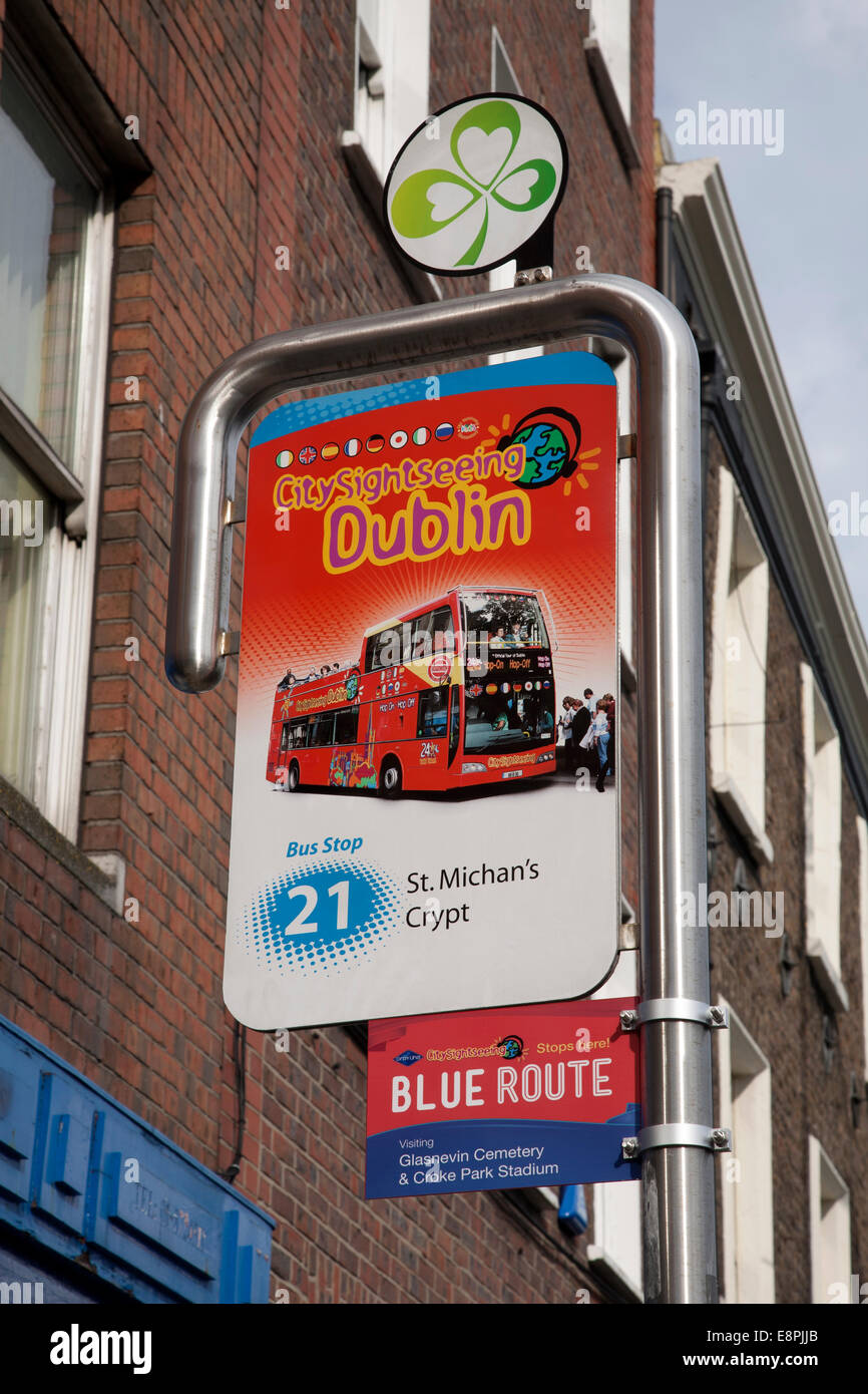 Dublin bus sign hi-res stock photography and images - Alamy