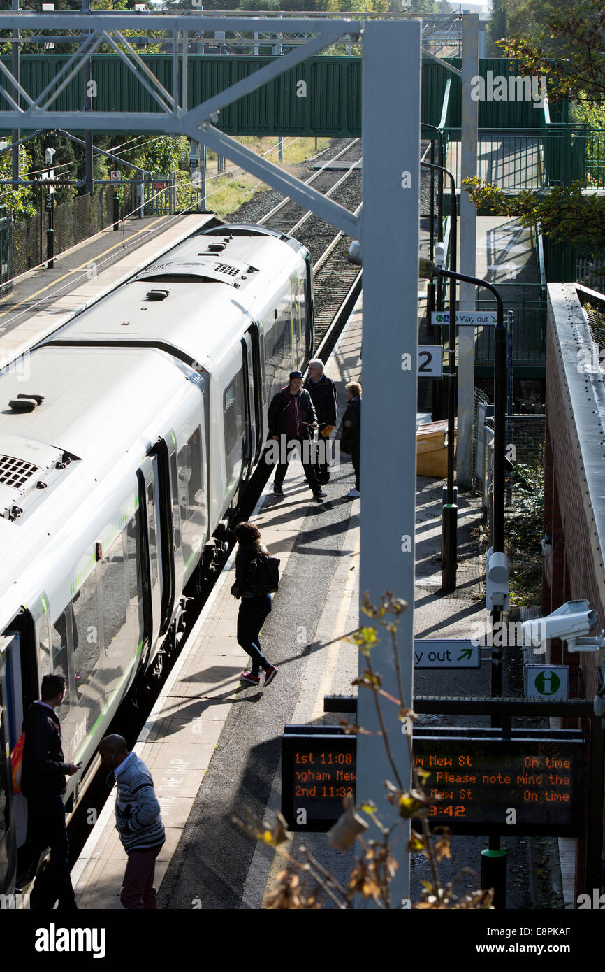 Marston Green railway station, Birmingham, West Midlands, England, UK ...