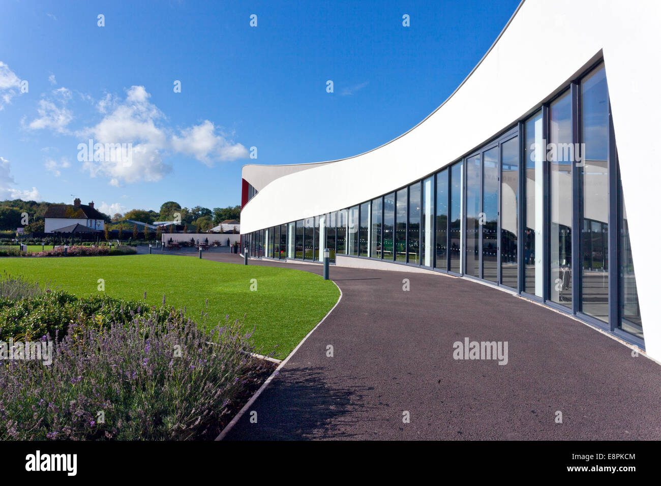 The new (2014) architecturally striking facade to the Haynes ...