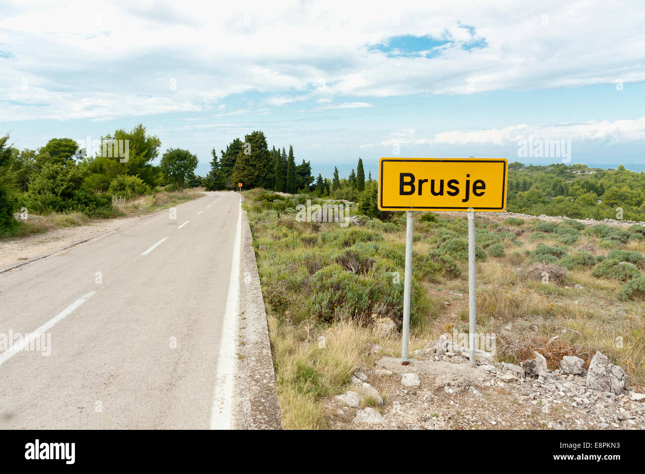 Brusje village, Hvar island, Croatia Stock Photo - Alamy