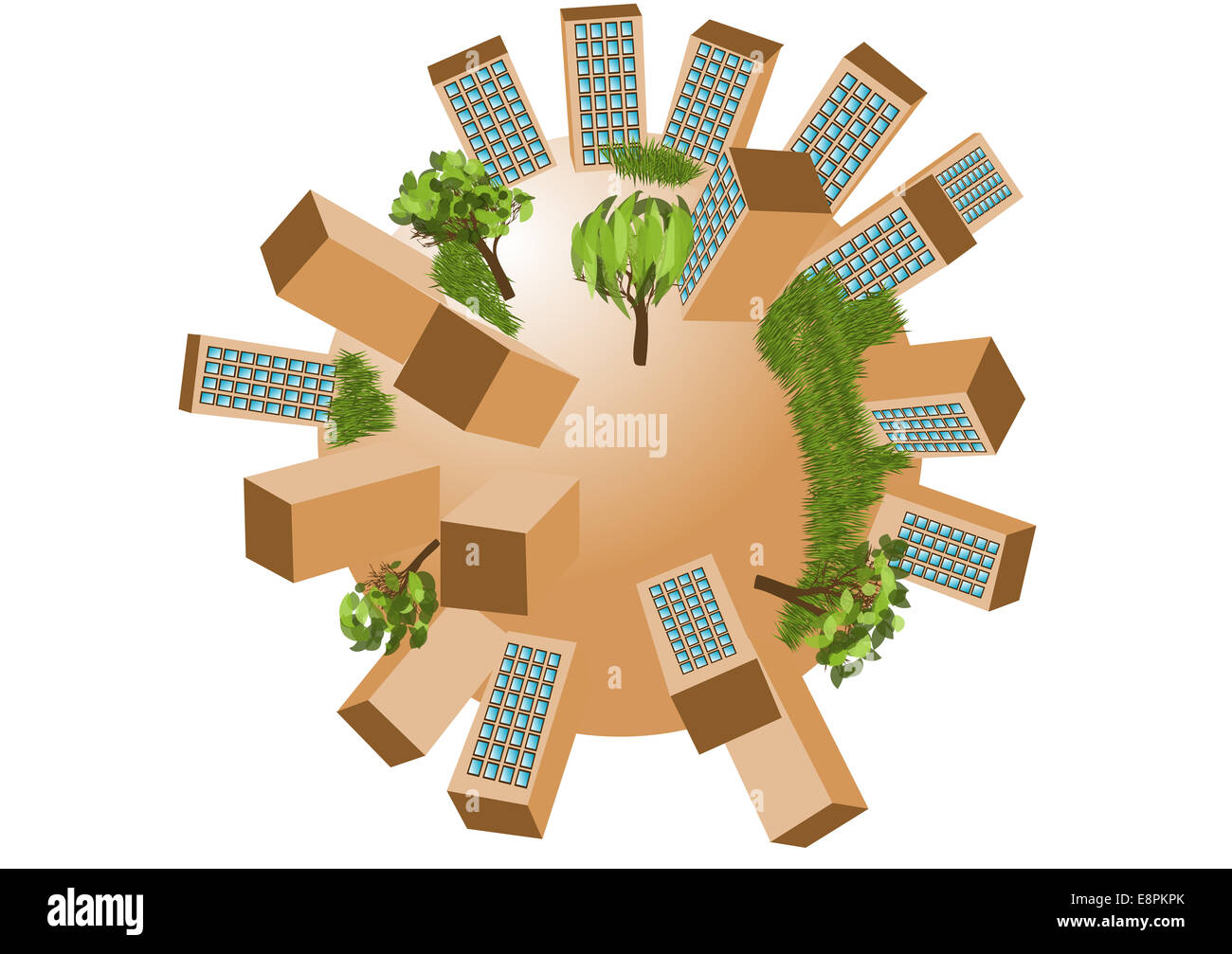 Globe buildings hi-res stock photography and images - Alamy