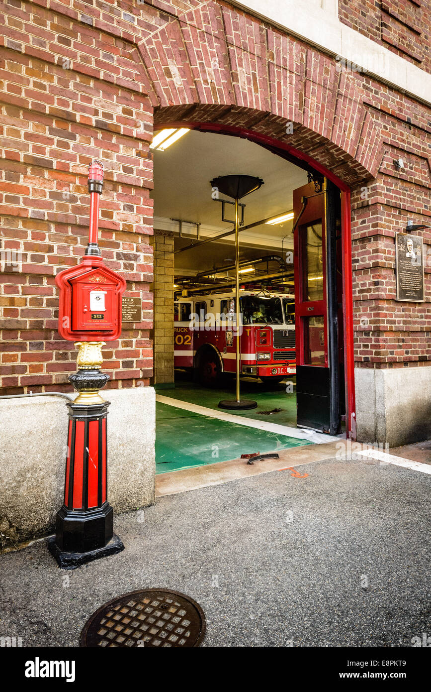 13th Street Firehouse, 1018 13th Street NW, Washington DC Stock Photo ...
