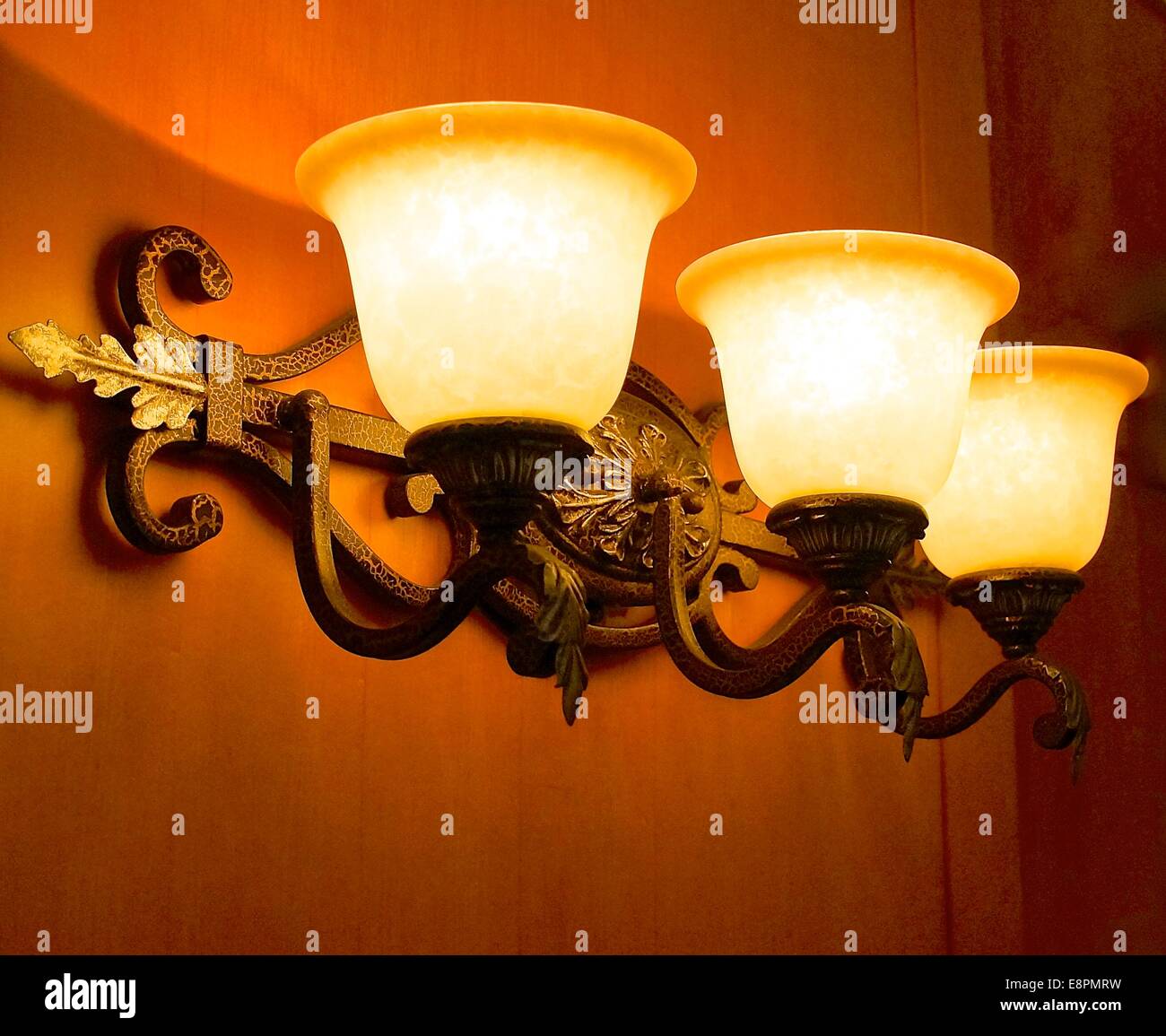 The close view of a lobby lamp shade Stock Photo - Alamy