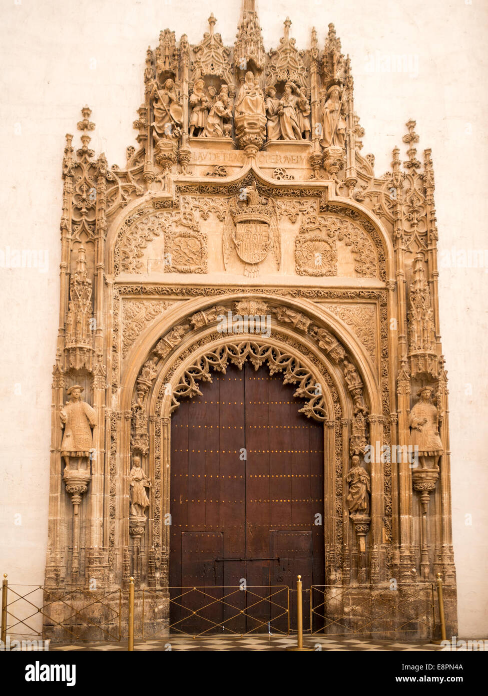 Doorway of th Royal Chapel of Granada Cathedral Stock Photo - Alamy