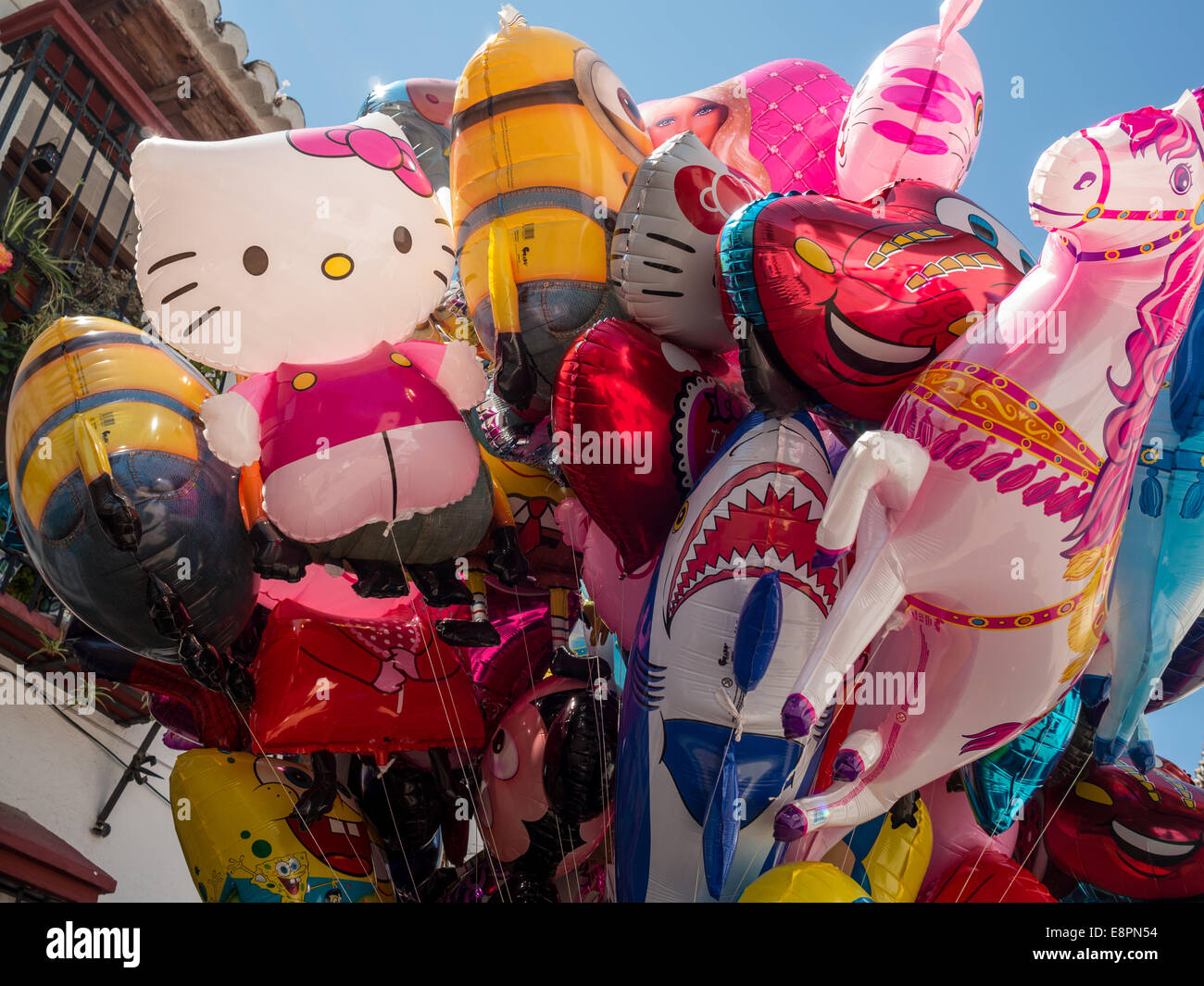 Kids cartoon balloons Stock Photo - Alamy