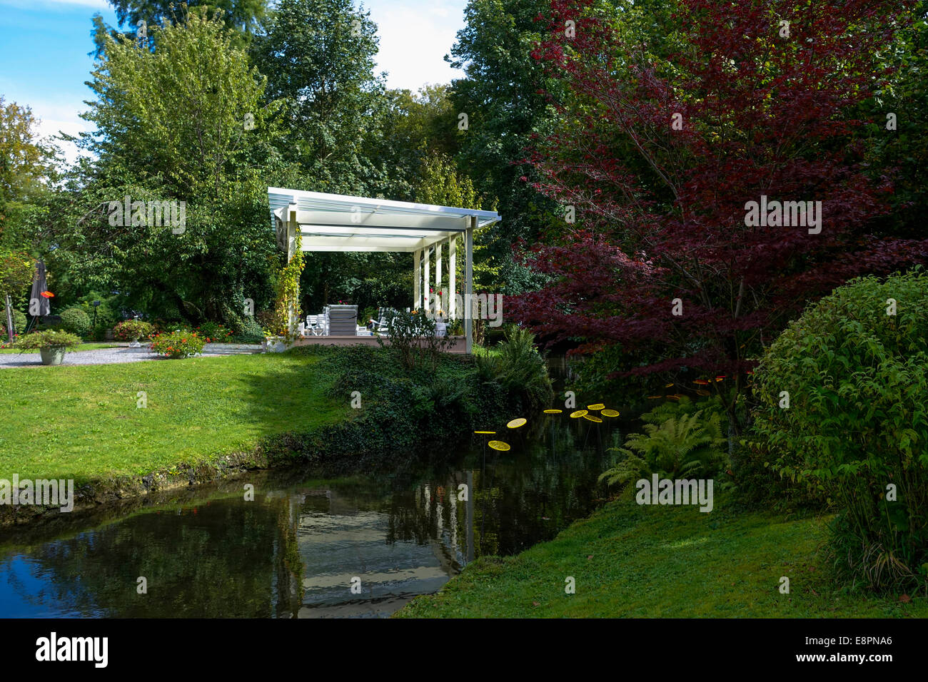 Castle Park Planegg near Munich, Bavaria, Upper Bavaria, Germany ...