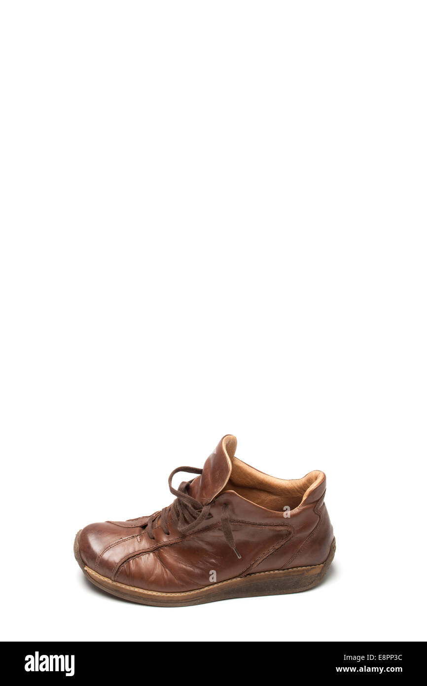 shoes on white background, isolated Stock Photo - Alamy