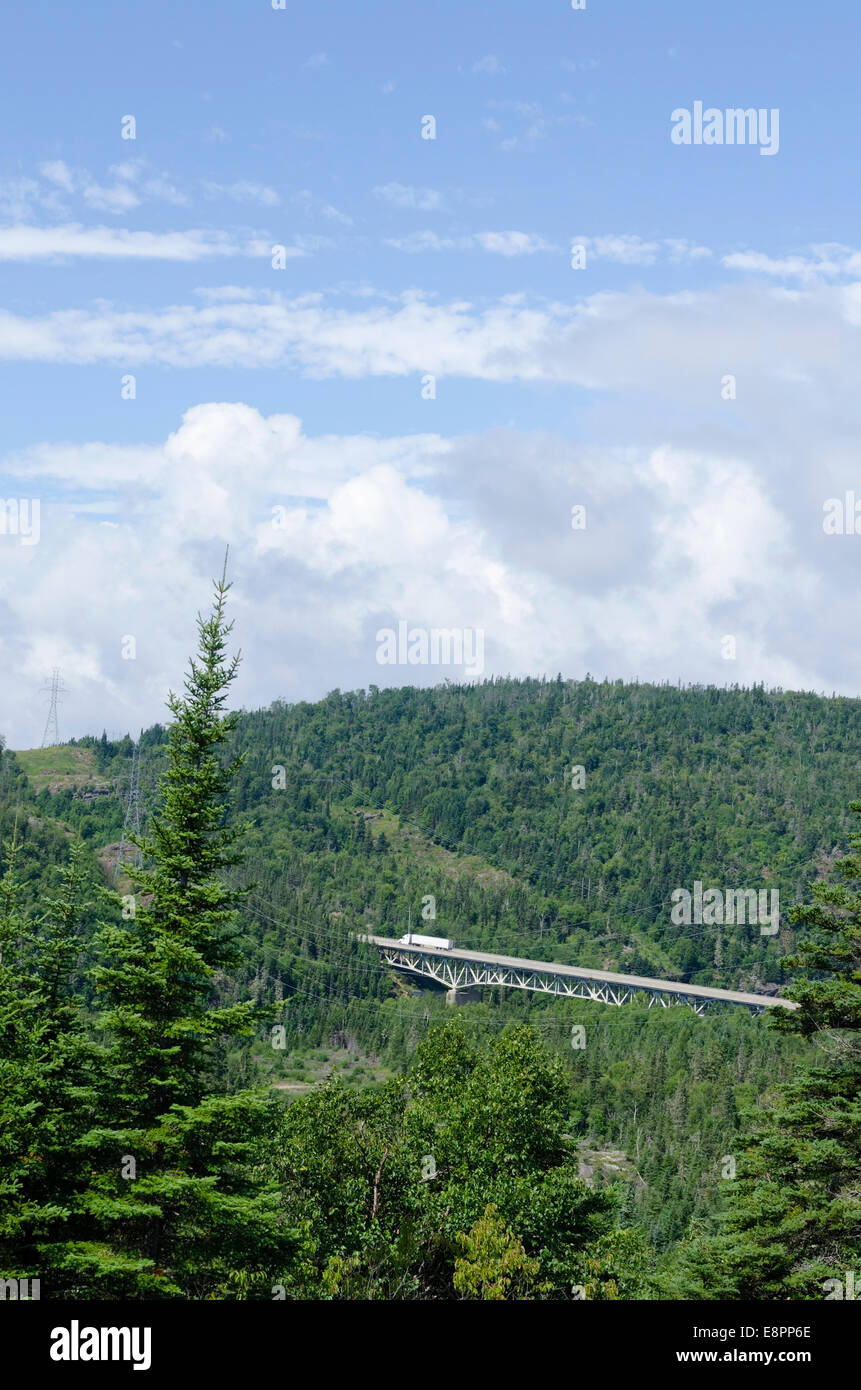 Bridge on Trans-Canada Highway near Superior Lake Stock Photo - Alamy