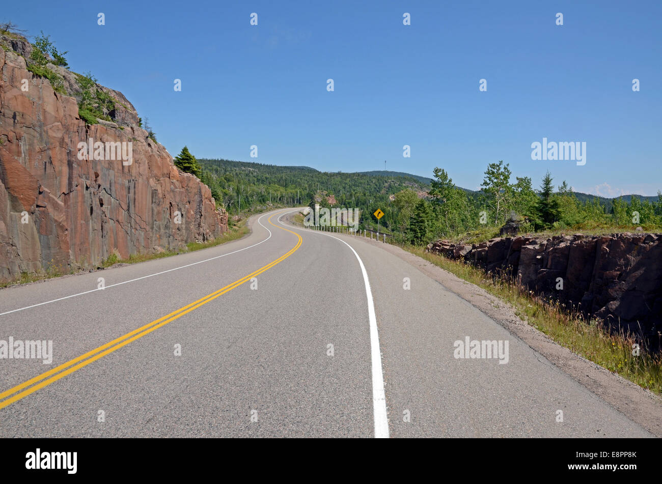 Transcanada highway along superior hi-res stock photography and images ...