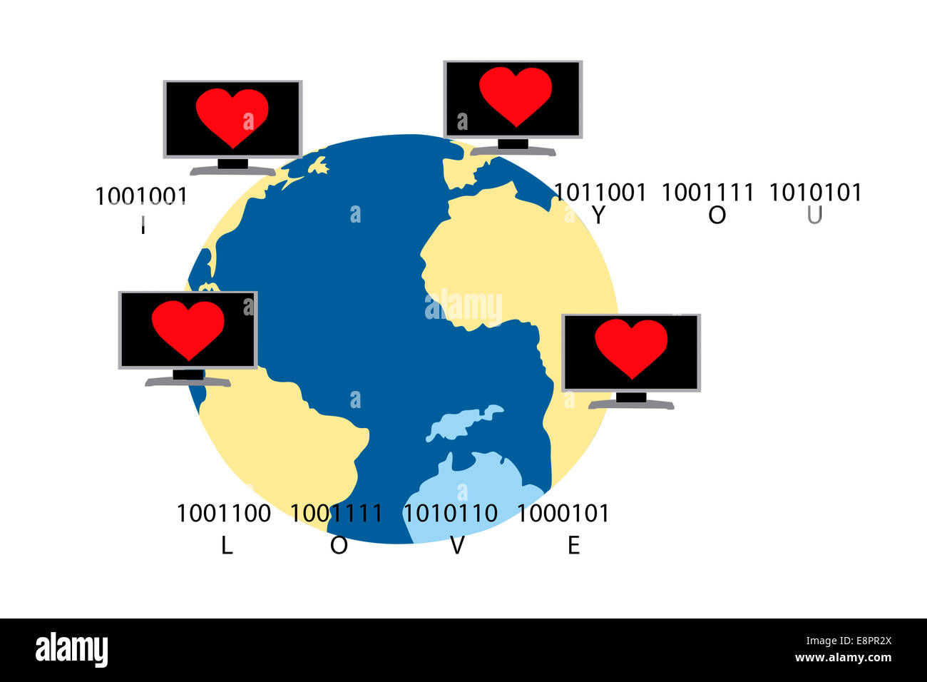 Black white virtual reality Cut Out Stock Images & Pictures - Alamy