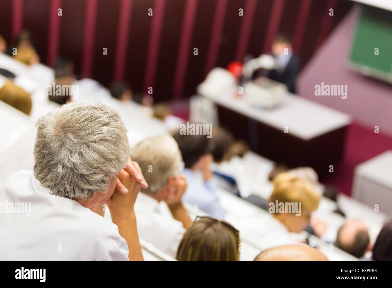 Lecture at university Stock Photo - Alamy