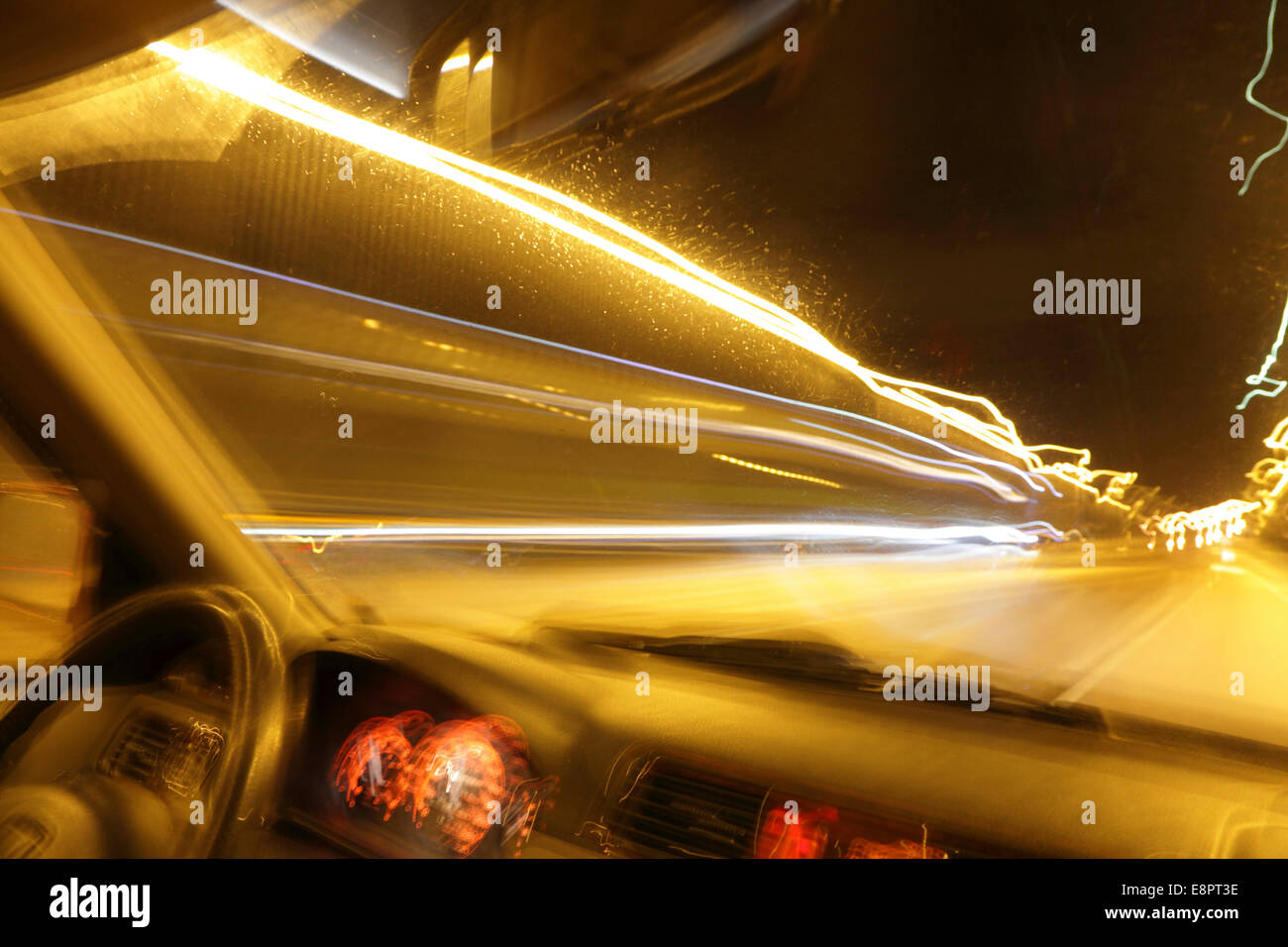 Driving car dashboard speed hi-res stock photography and images - Alamy