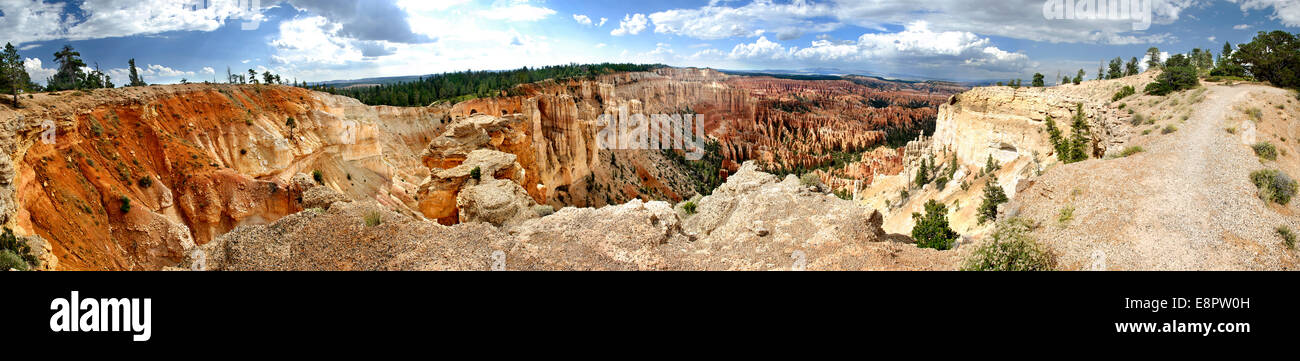 Panoramic of Bryce Canyon, Utah, United States Stock Photo - Alamy