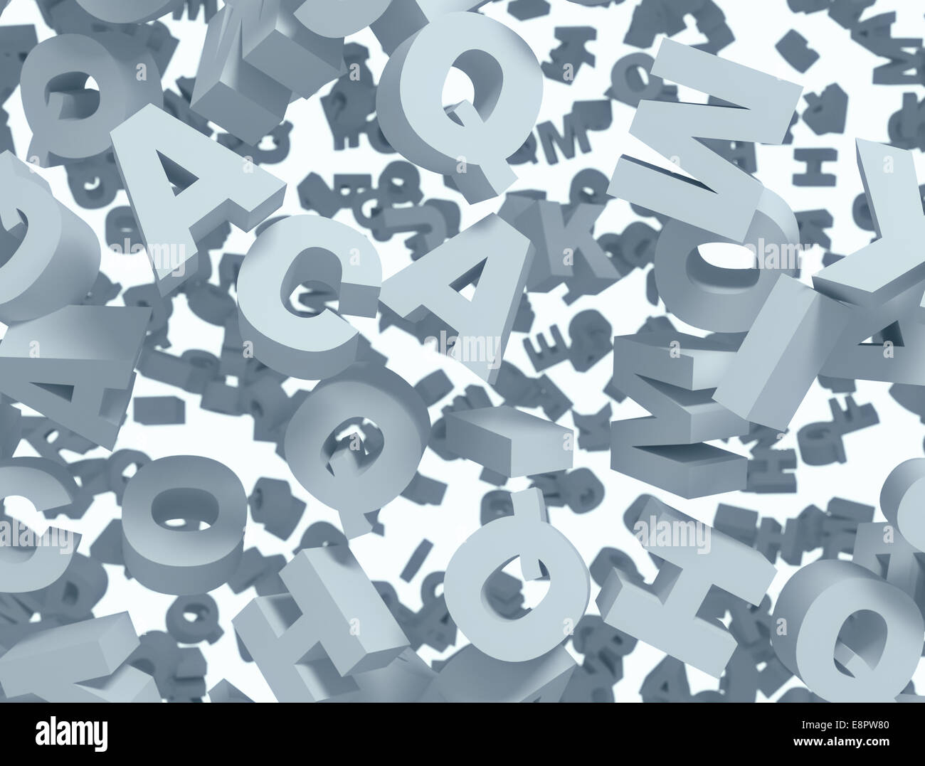 3d letters background Stock Photo - Alamy