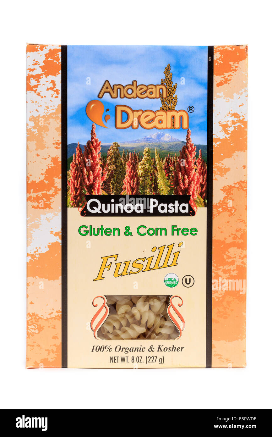 Andean Dream Quinoa Pasta Fusilli Stock Photo - Alamy