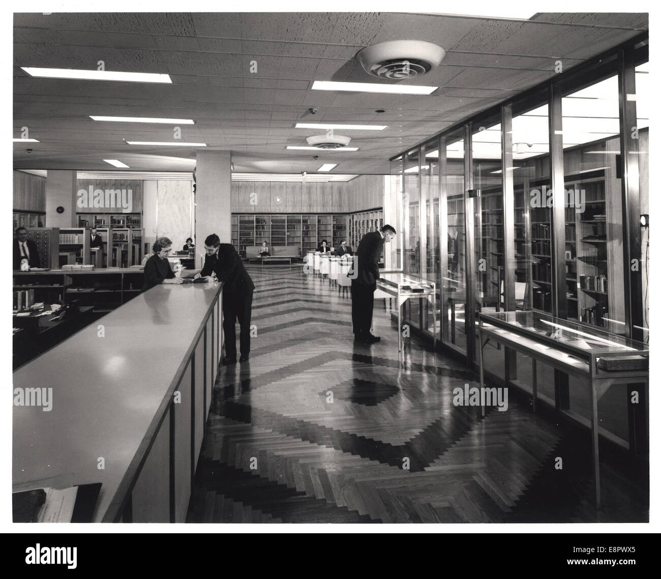 This image shows the new reading room of the History of Medicine ...