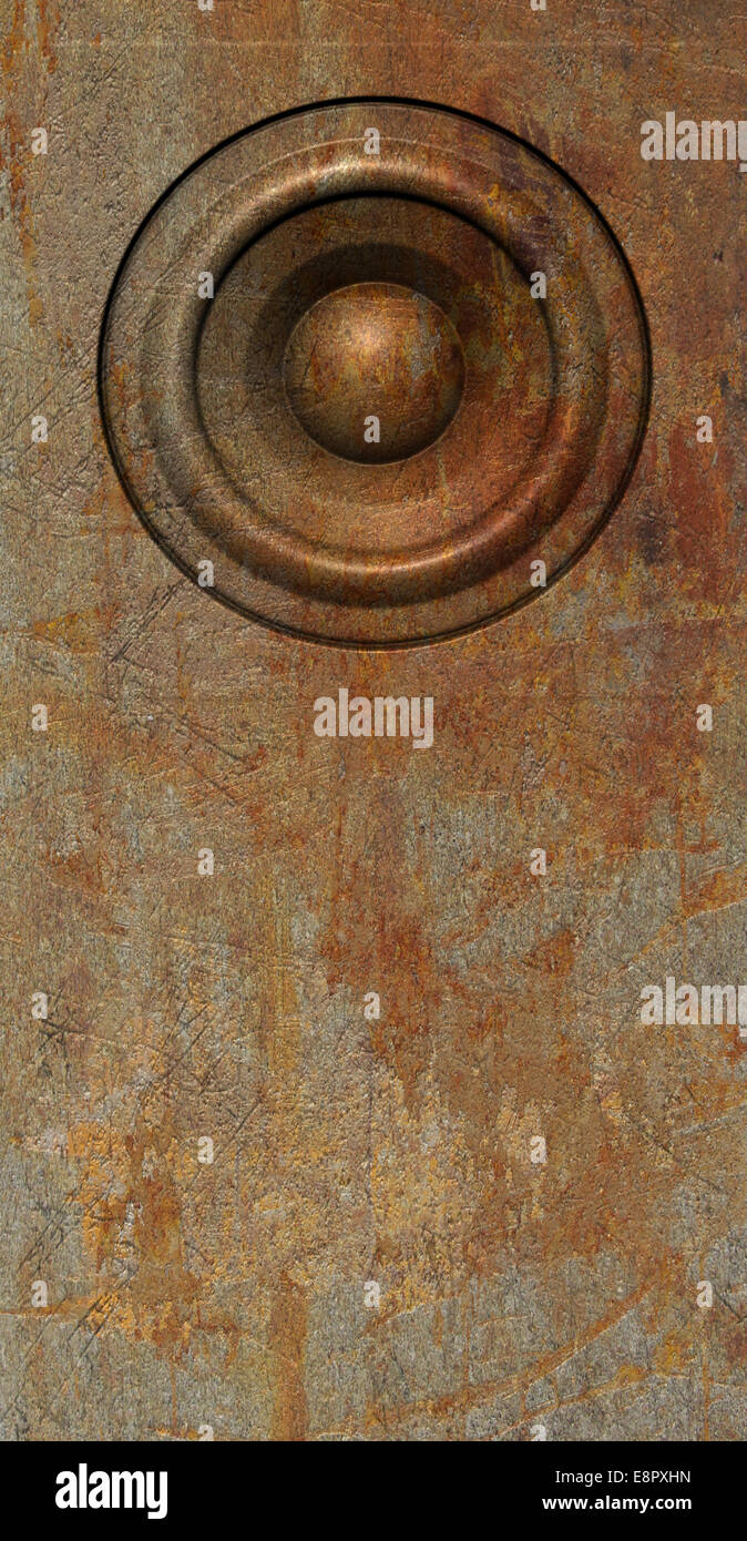3d render grunge rusty old speaker sound system Stock Photo - Alamy