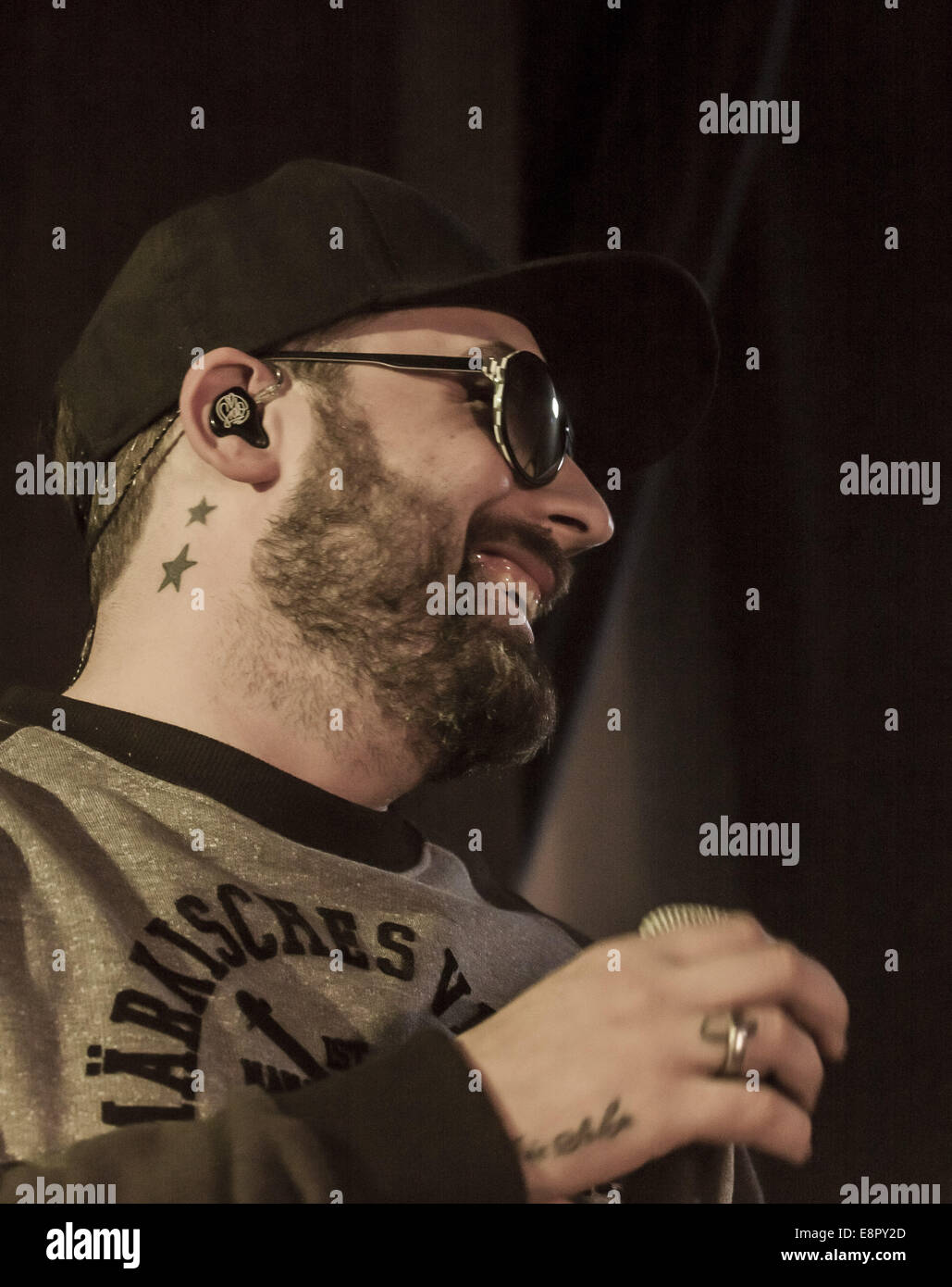 Sido performing live during the RTL Stars For Free concert at ...