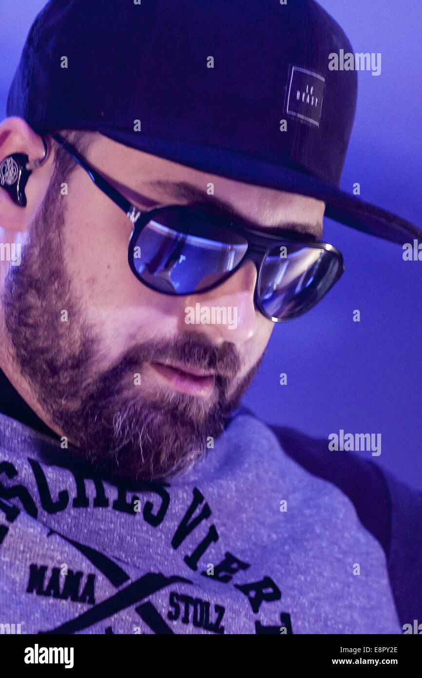 Sido performing live during the RTL Stars For Free concert at ...