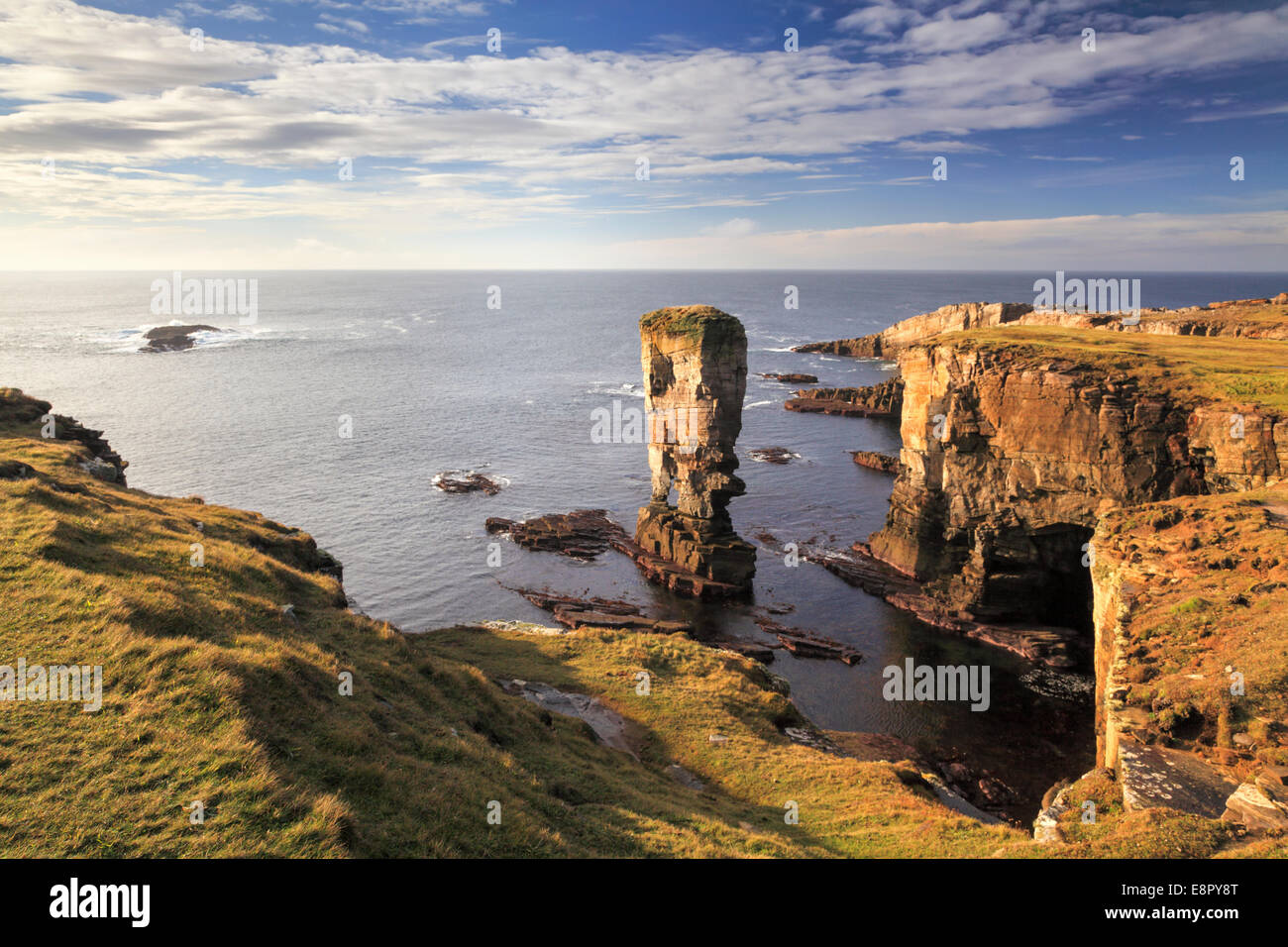 Yesnaby Castle Sea Stack on Mainland Orkney Stock Photo - Alamy