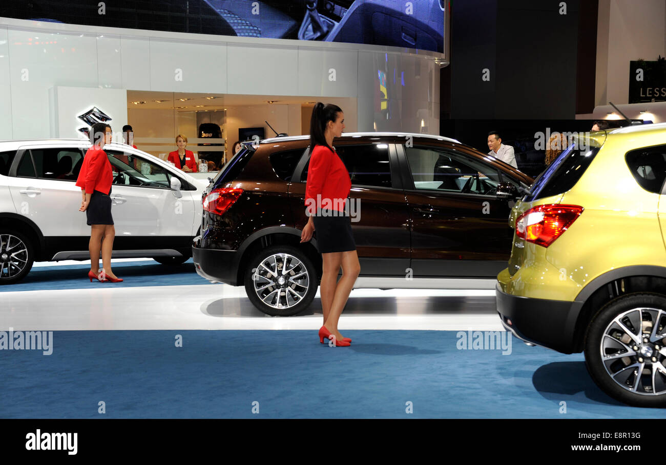 Suzuki new model,Paris Motor Show,France Stock Photo - Alamy