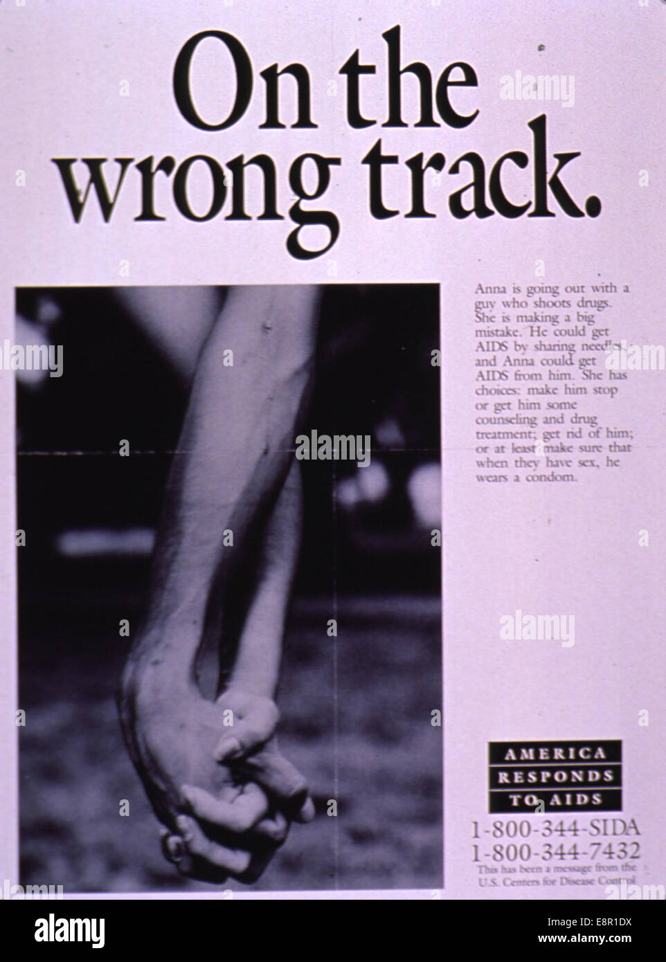 A 1980s public health poster from the U.S. Centers for Disease Control ...