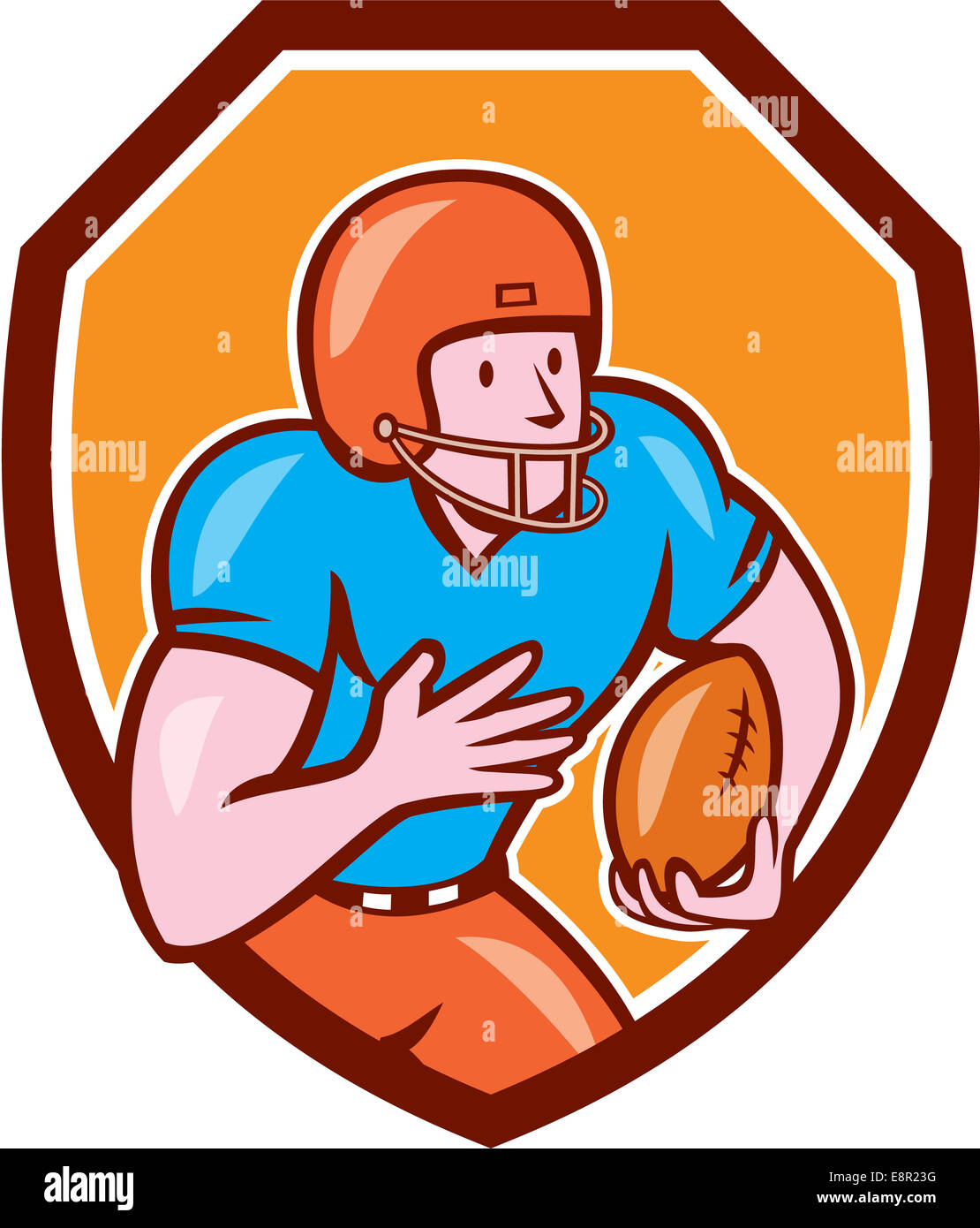 Cartoon Wide Receiver